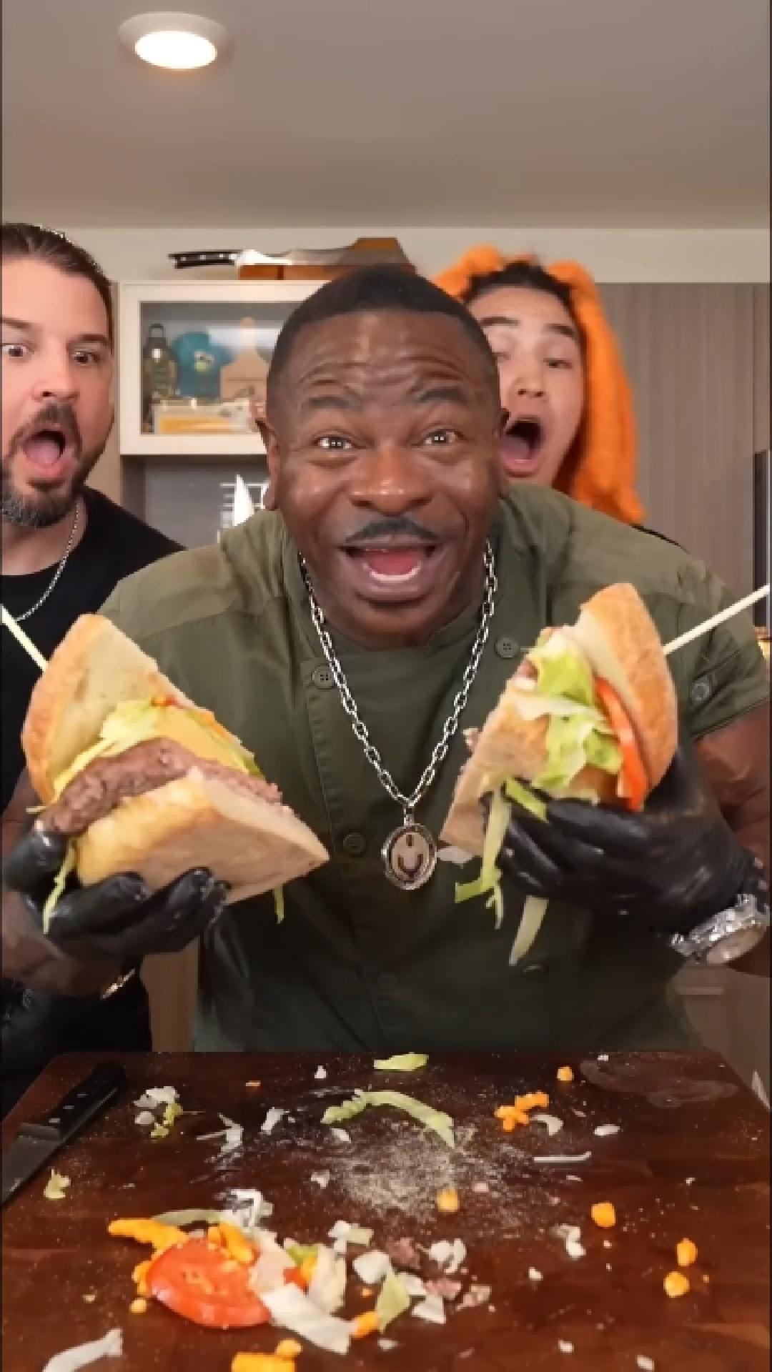 This is what a real burger looks like!