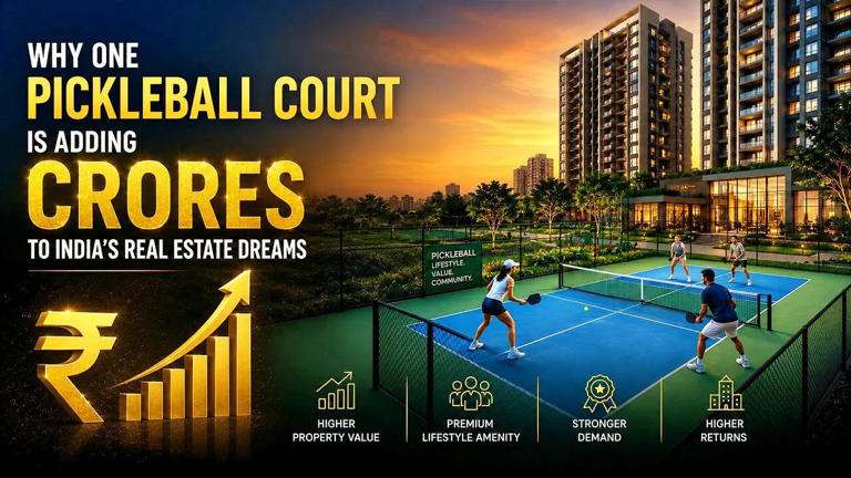 Why one pickleball court is adding crores to India’s real estate dreams ...
