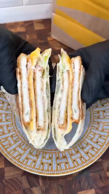 Chicken Big Mac wrap recipe