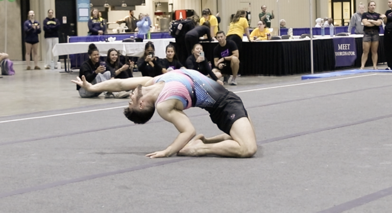 Andrew Chupp is fem’ing up gymnastics, one viral floor routine at a time