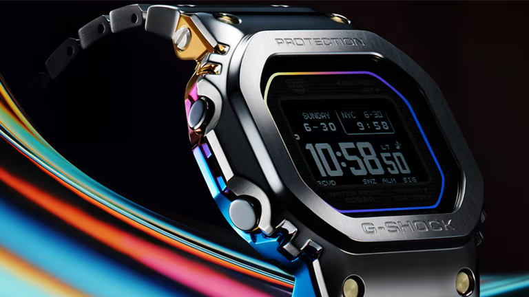 Discover G-Shock's unique rainbow watch: Stylish, durable, and eye-catching