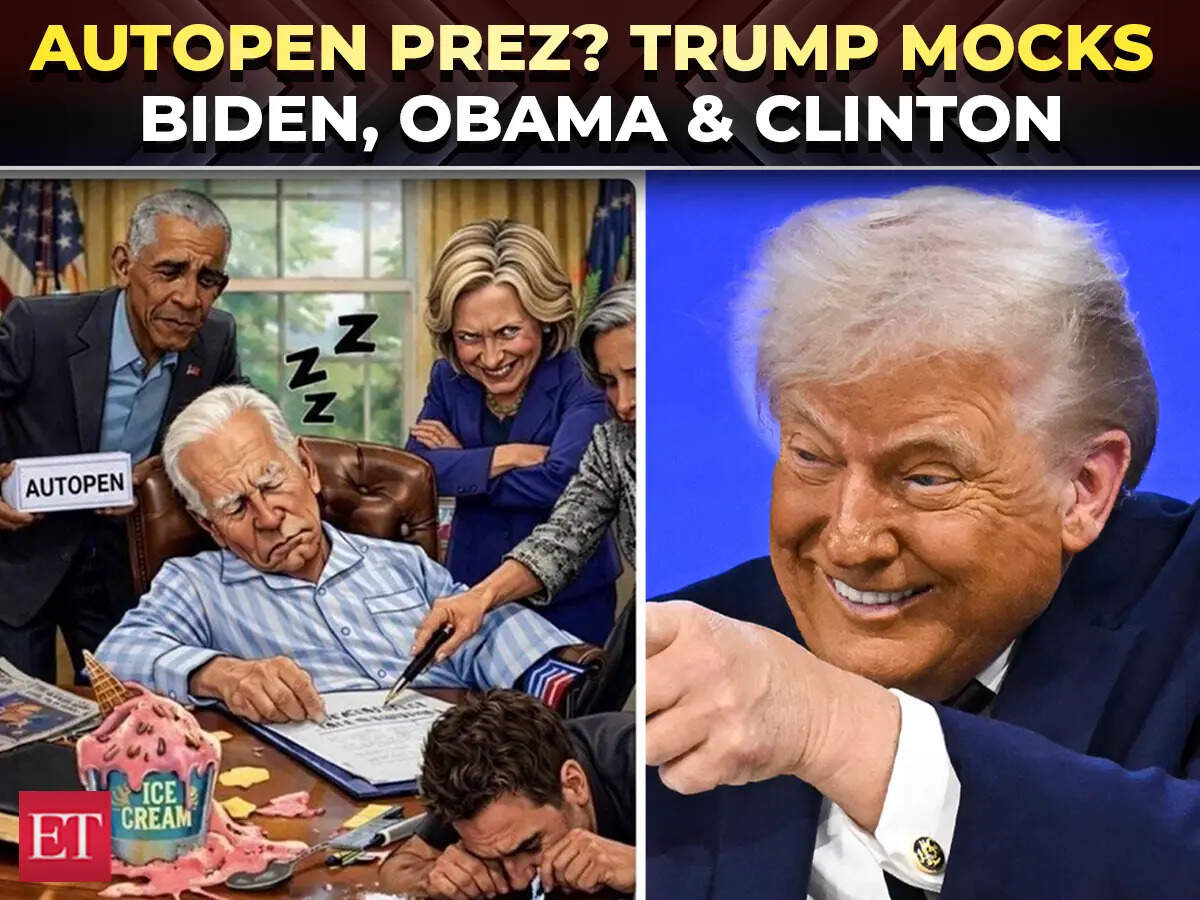 'Sleepy Joe Biden': Trump revives 'autopen' attack with AI-generated ...