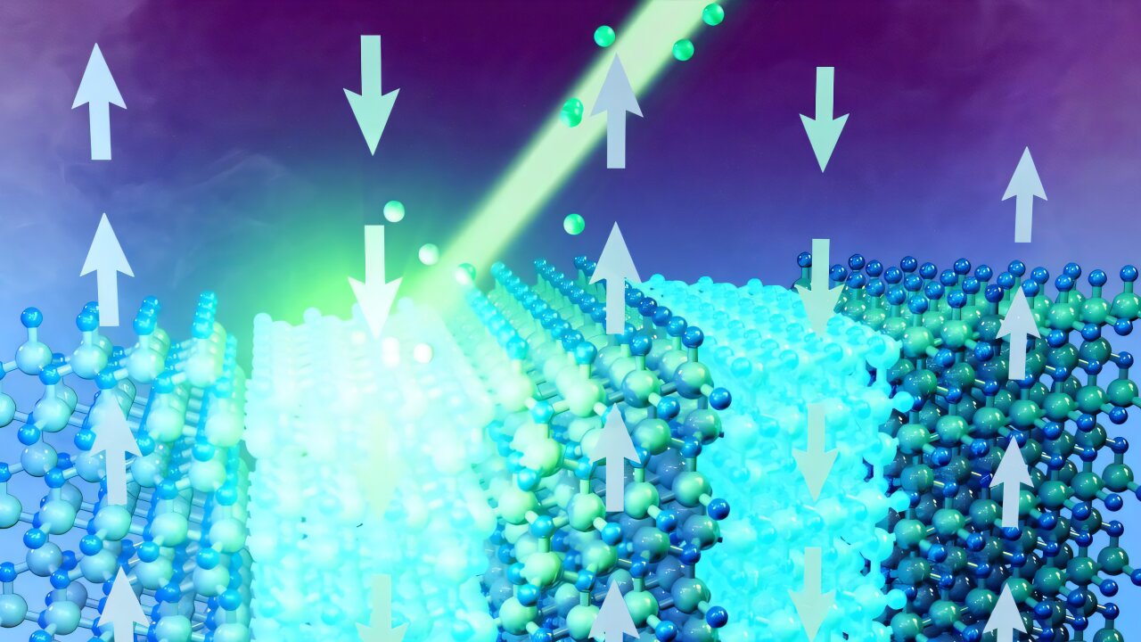Focused helium ions create ferroelectric regions in aluminum nitride ...