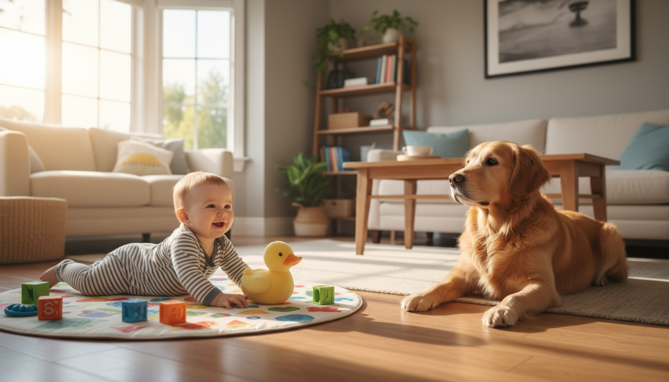 This dog and baby duo show what lifelong friendship looks like