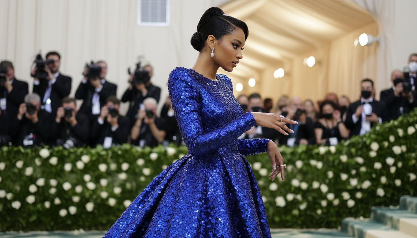 Tyla is dripping in jewels in a plunging Valentino gown at the 2026 Met ...
