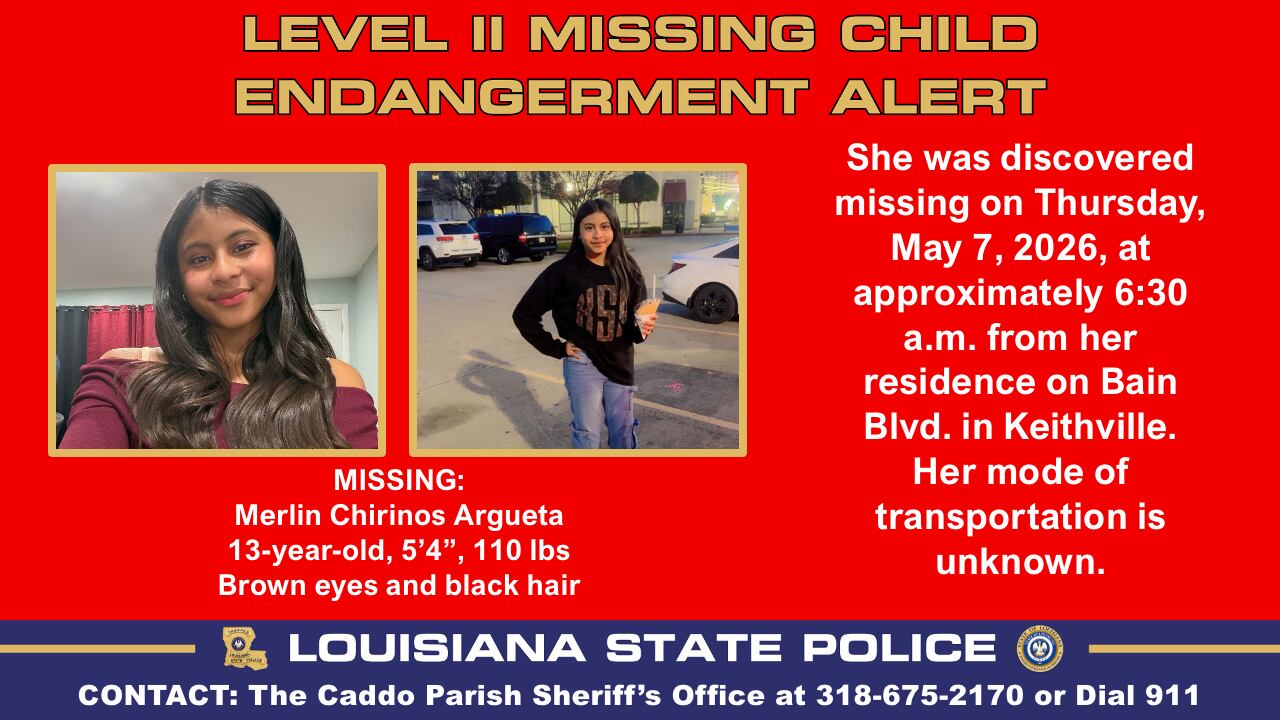 Teen girl from Keithville reported missing