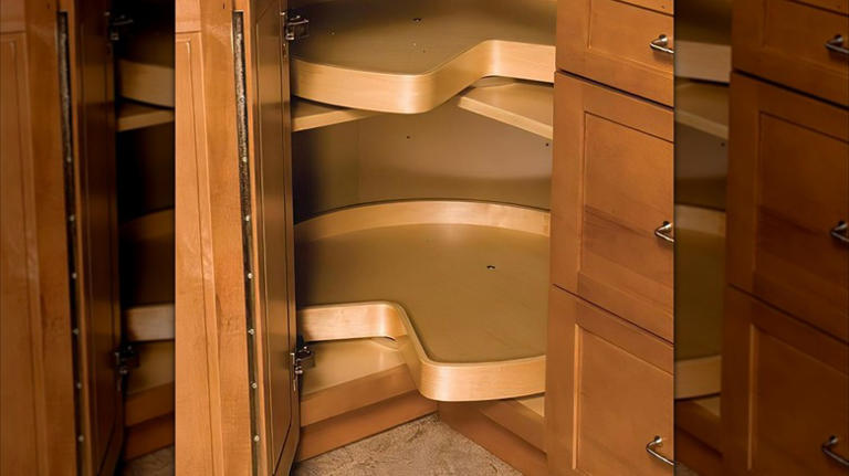 How Martha Stewart maximizes storage space in awkward corner cabinets
