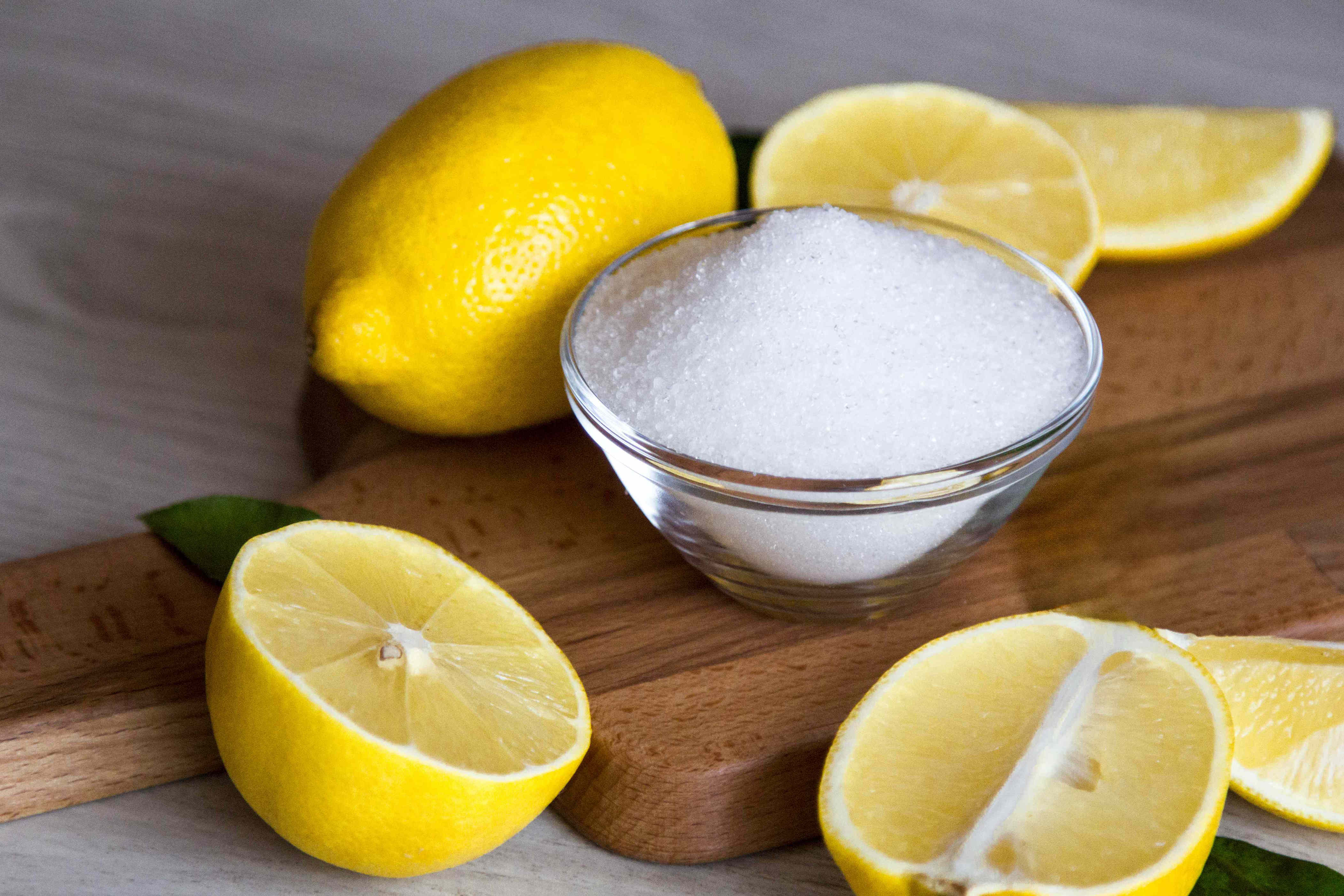 How to use salt and lemon to degrease sticky cabinets