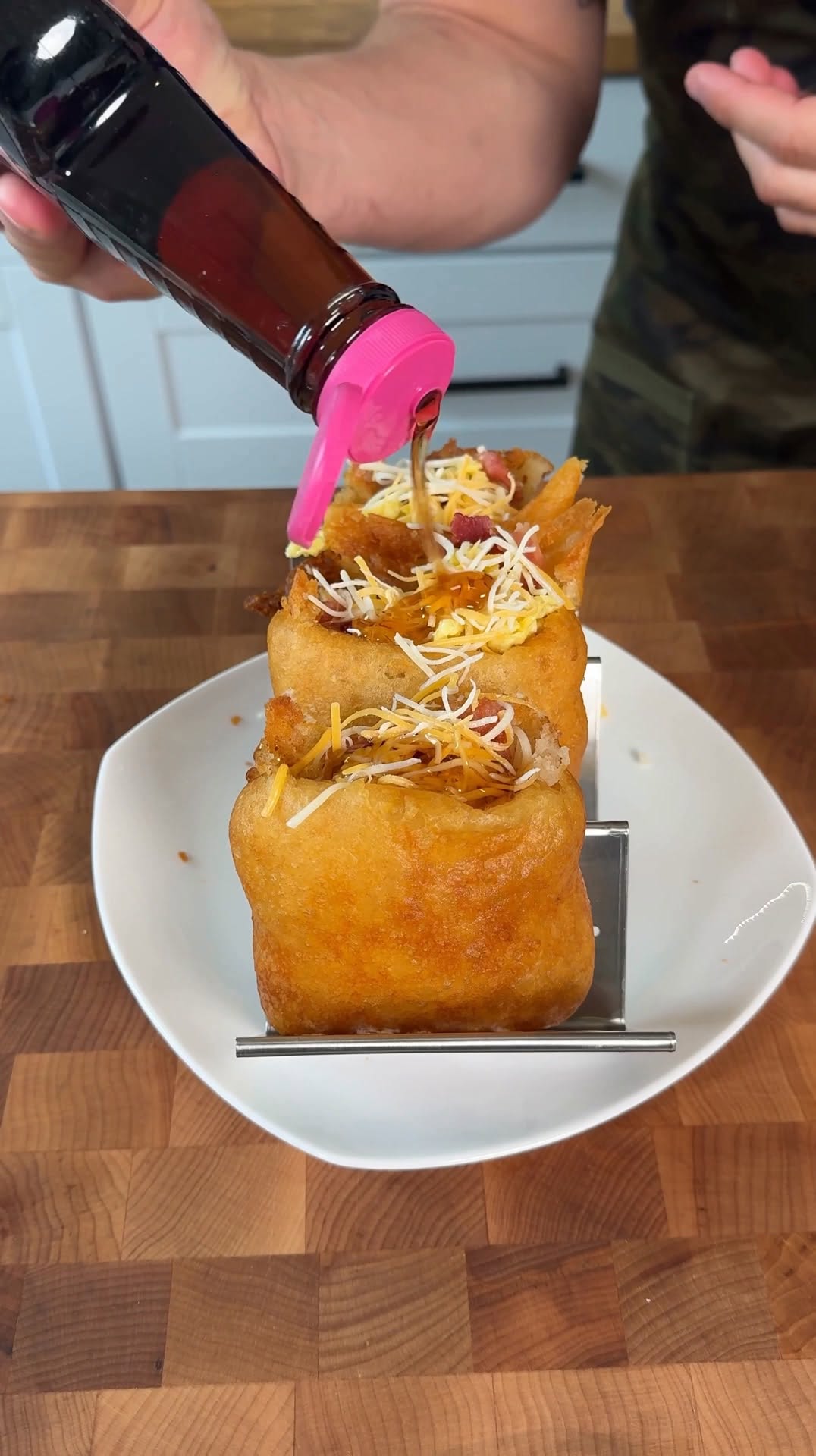 Pancake pockets recipe