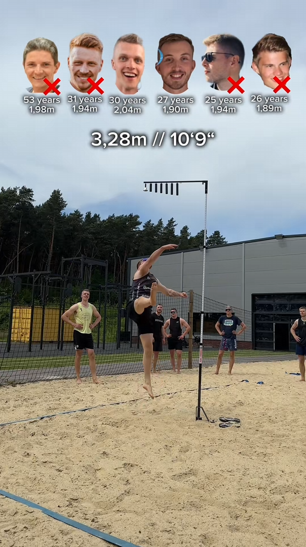 Beach jump challenge part 3 beach volleyball jump training