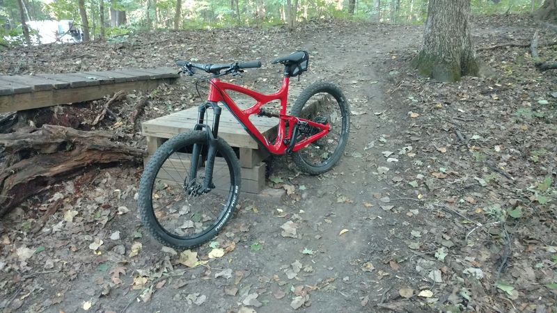 This high-speed Indiana forest features a technical jump park and ...