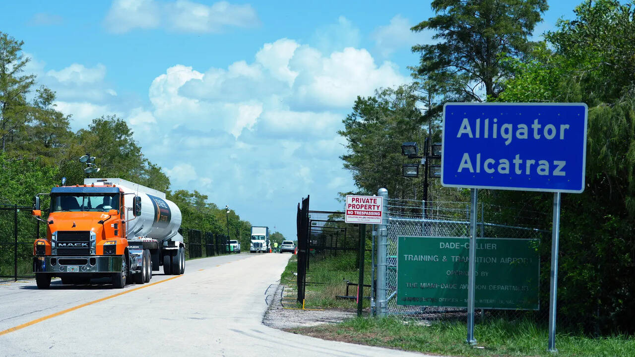 DeSantis affirms temporary nature of 'Alligator Alcatraz' immigration ...