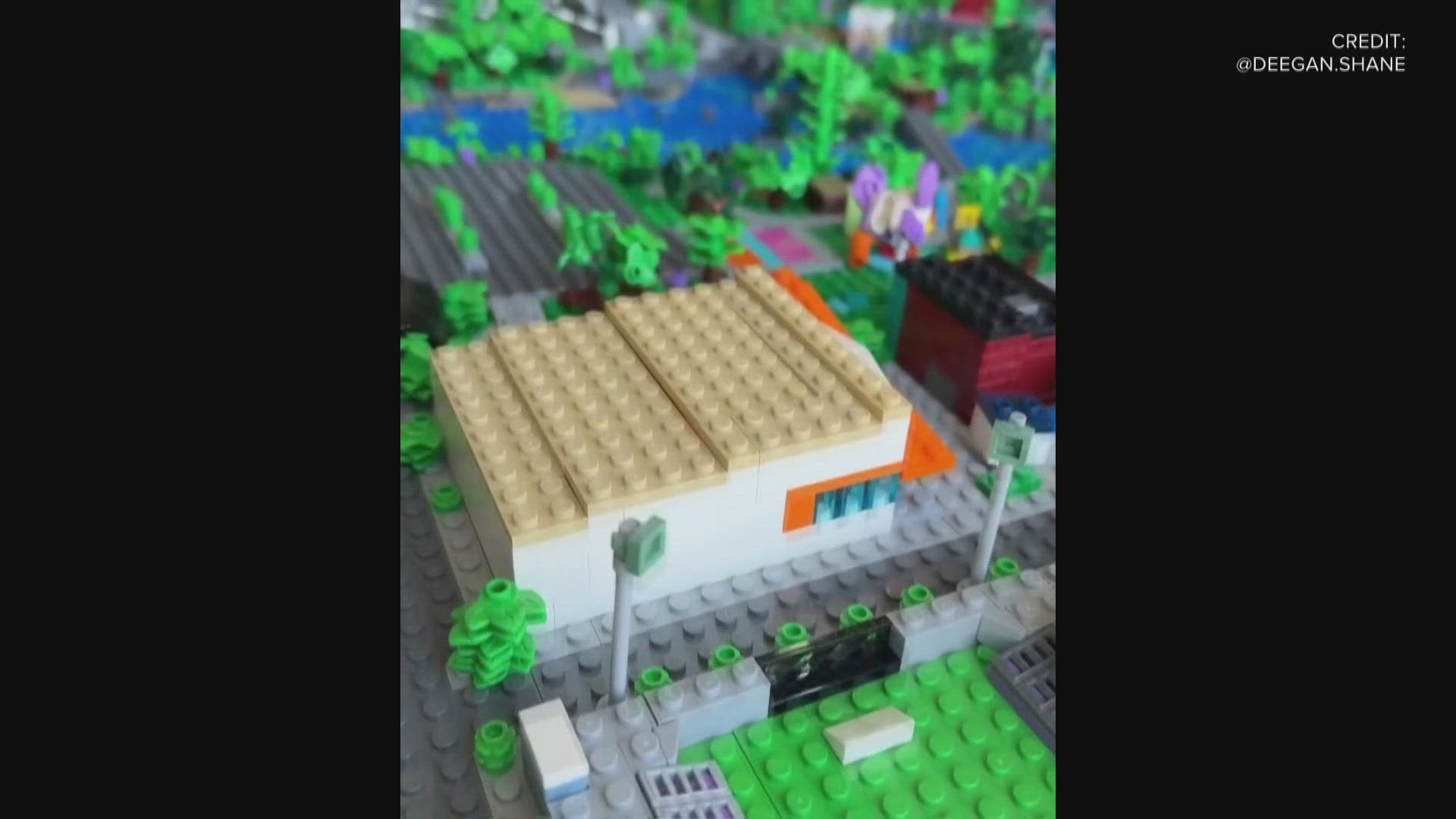 Artist creates Spokane out of Legos