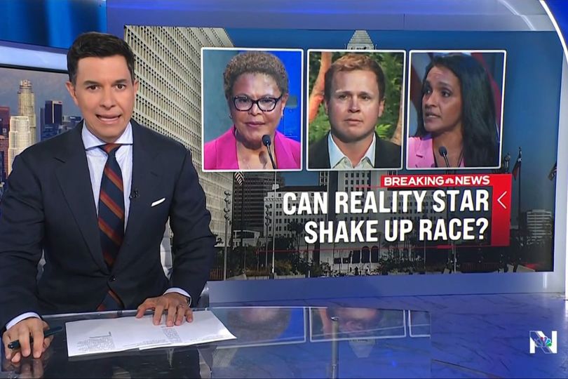 Tom Llamas halts broadcast for new Spencer Pratt updates amid mayoral race