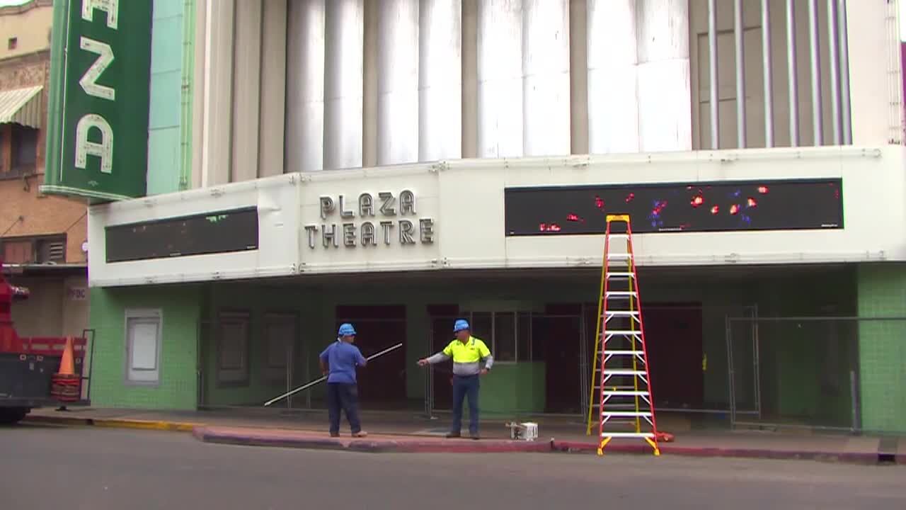 Laredo Plaza Theatre renovation moving forward with roof work nearly ...