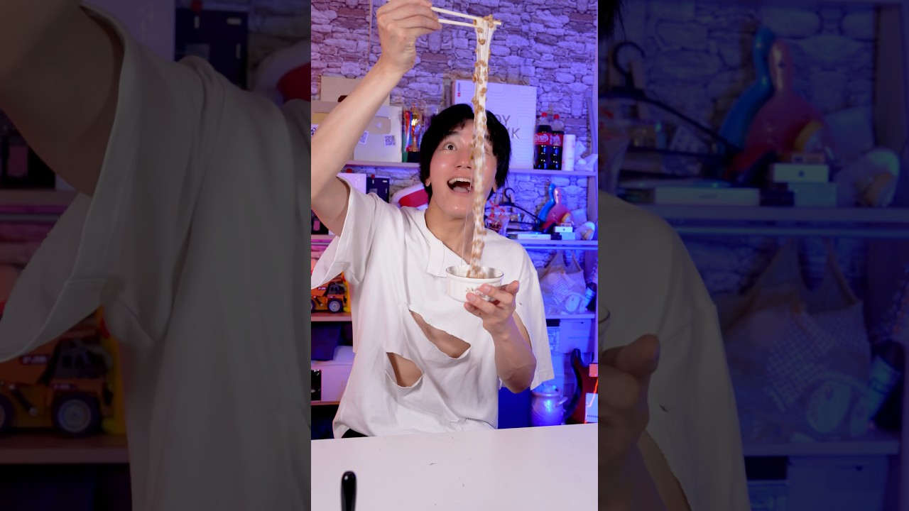 Issei’s ultimate way to eat🫘🥚 ️