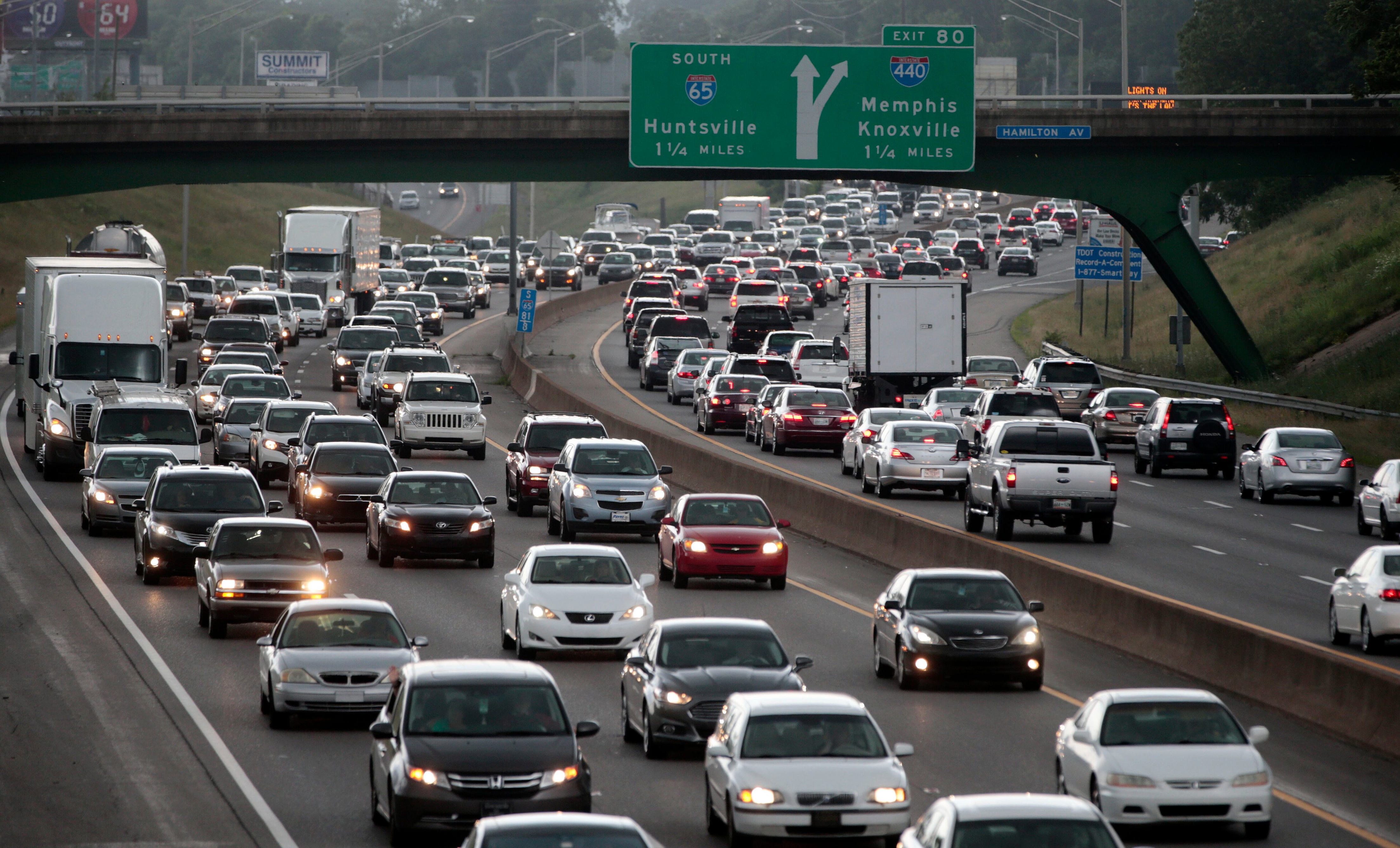 This Nashville interstate ramp was just named the most stressful in ...