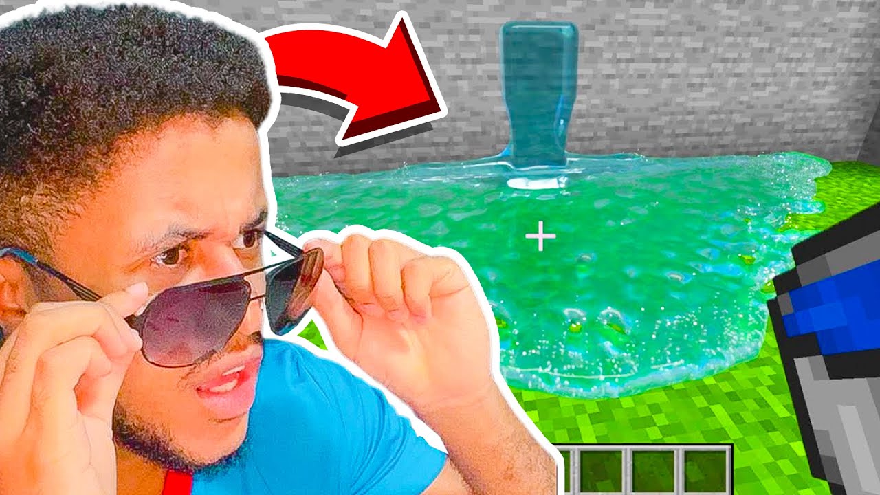 Água realista no Minecraft