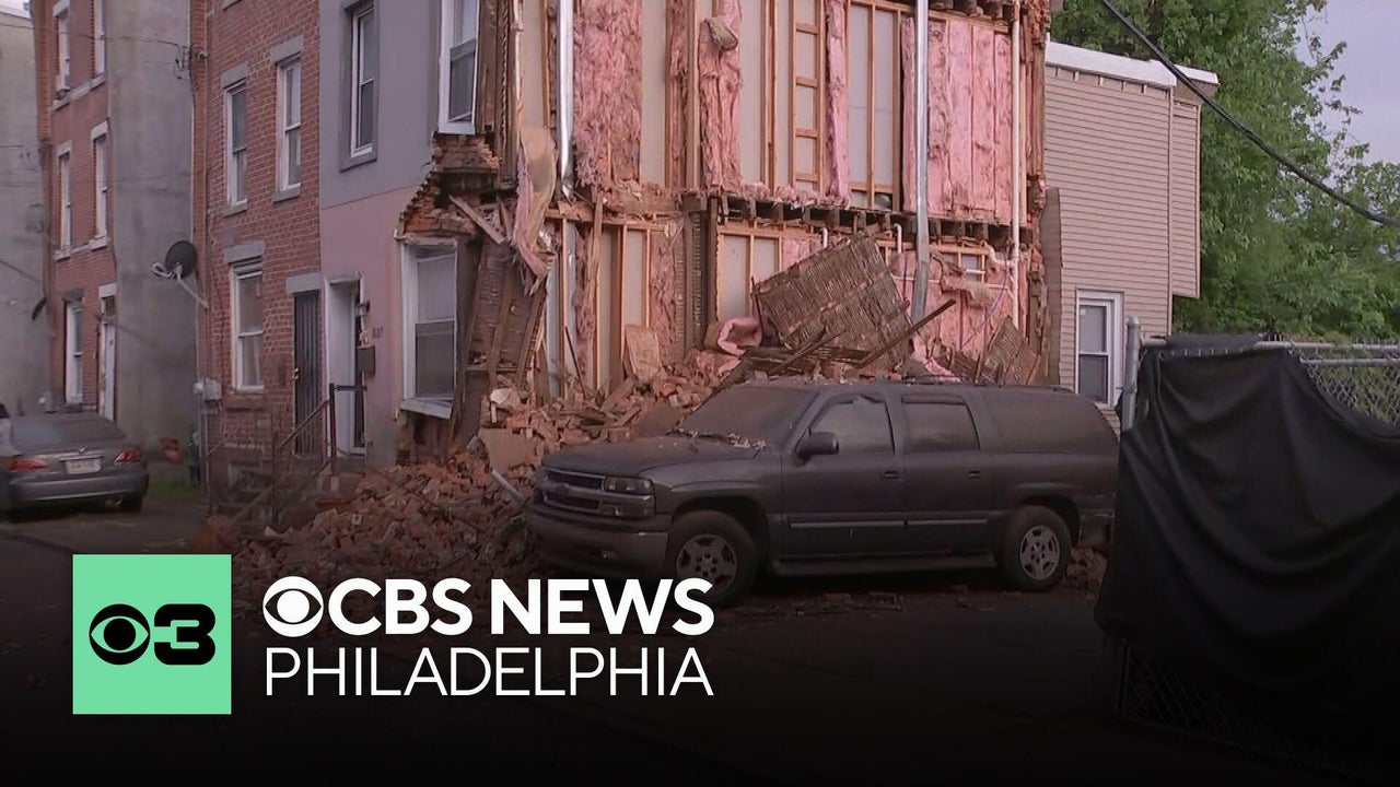Crews demolish home that partially collapsed in Nicetown-Tioga section ...