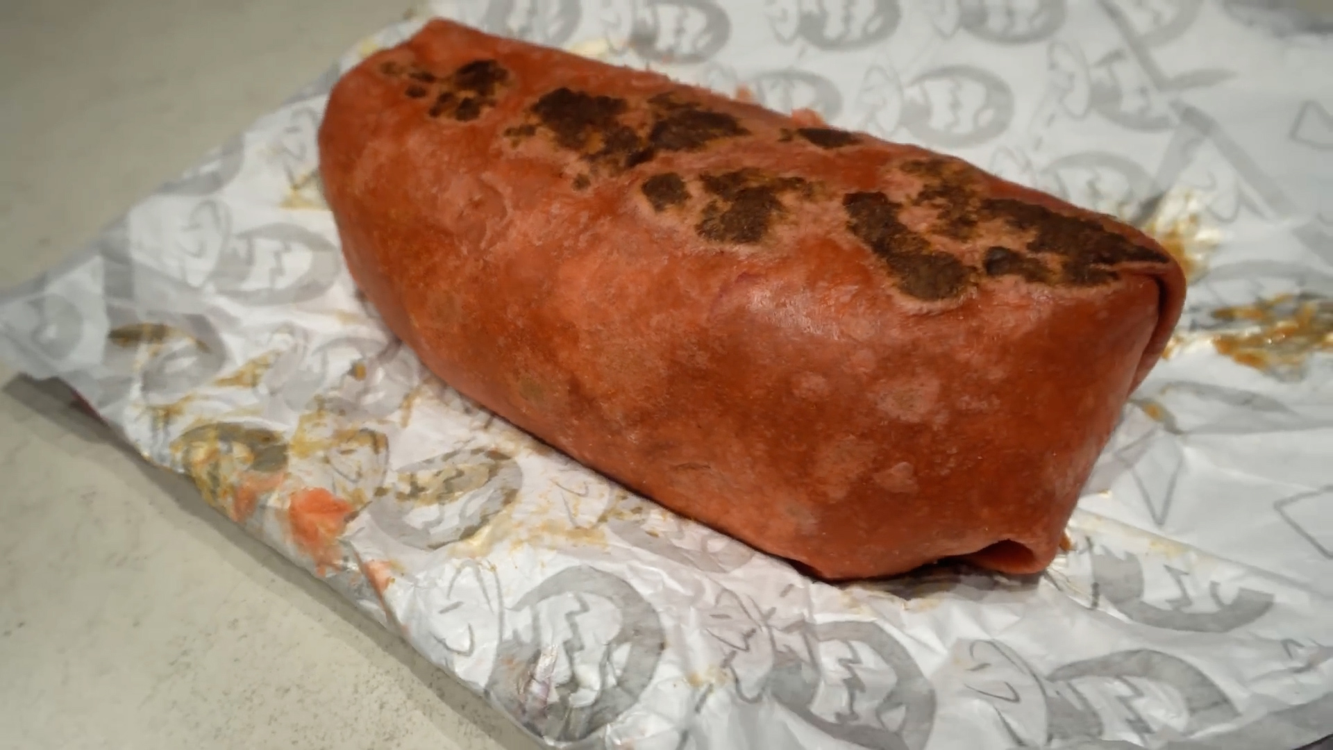 Man attempts dangerously spicy burrito challenge