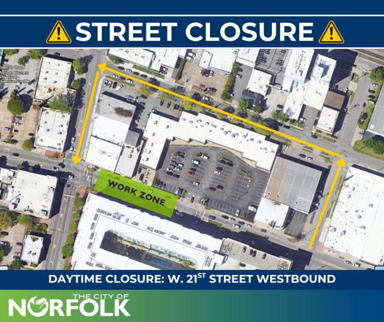 Road closure: Part of West 21st Street to close for utility work ...