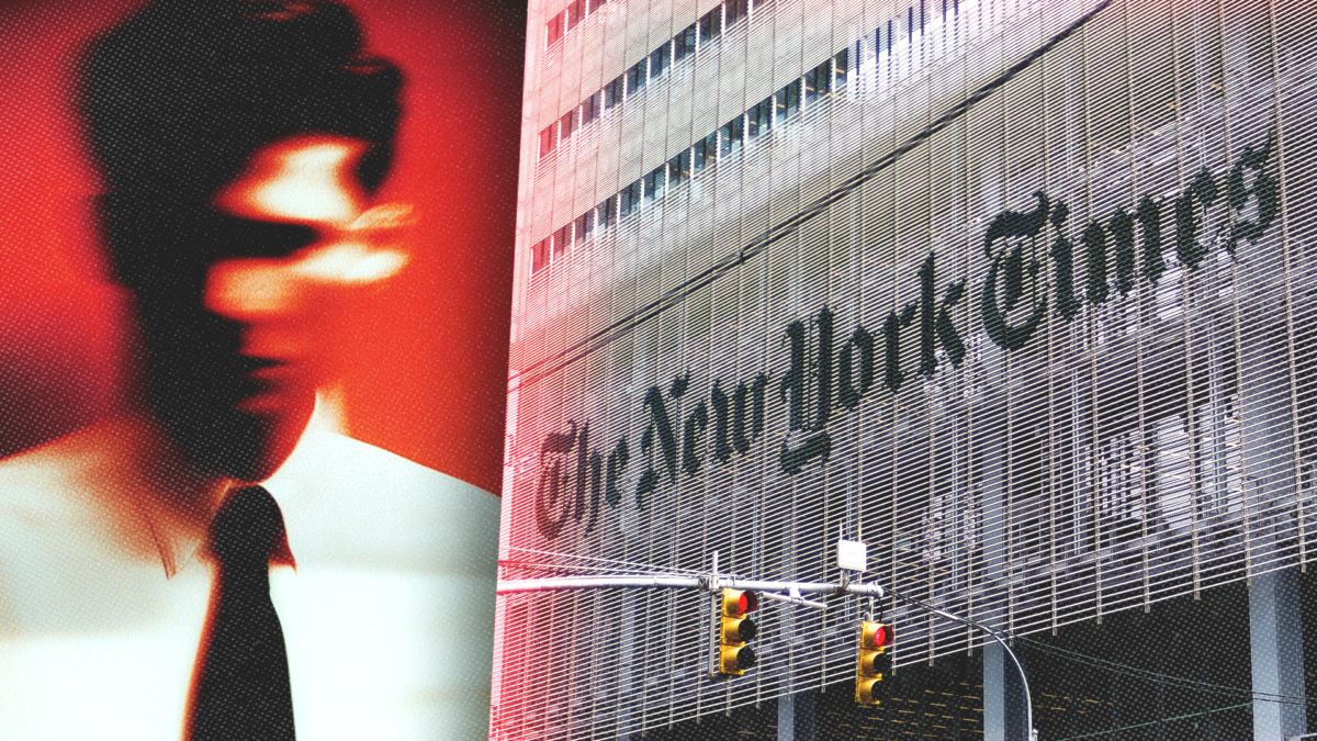 Did the New York Times discriminate against a white male employee?