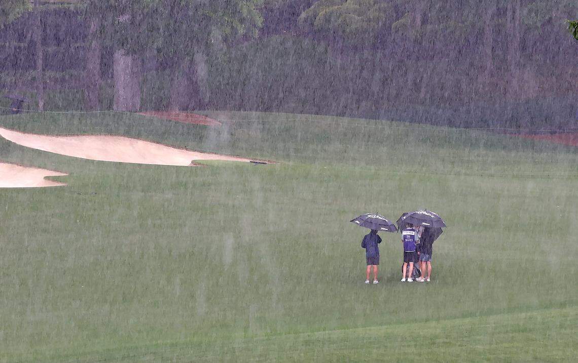 Bad weather ends first round of Charlotte's PGA event early. What that ...