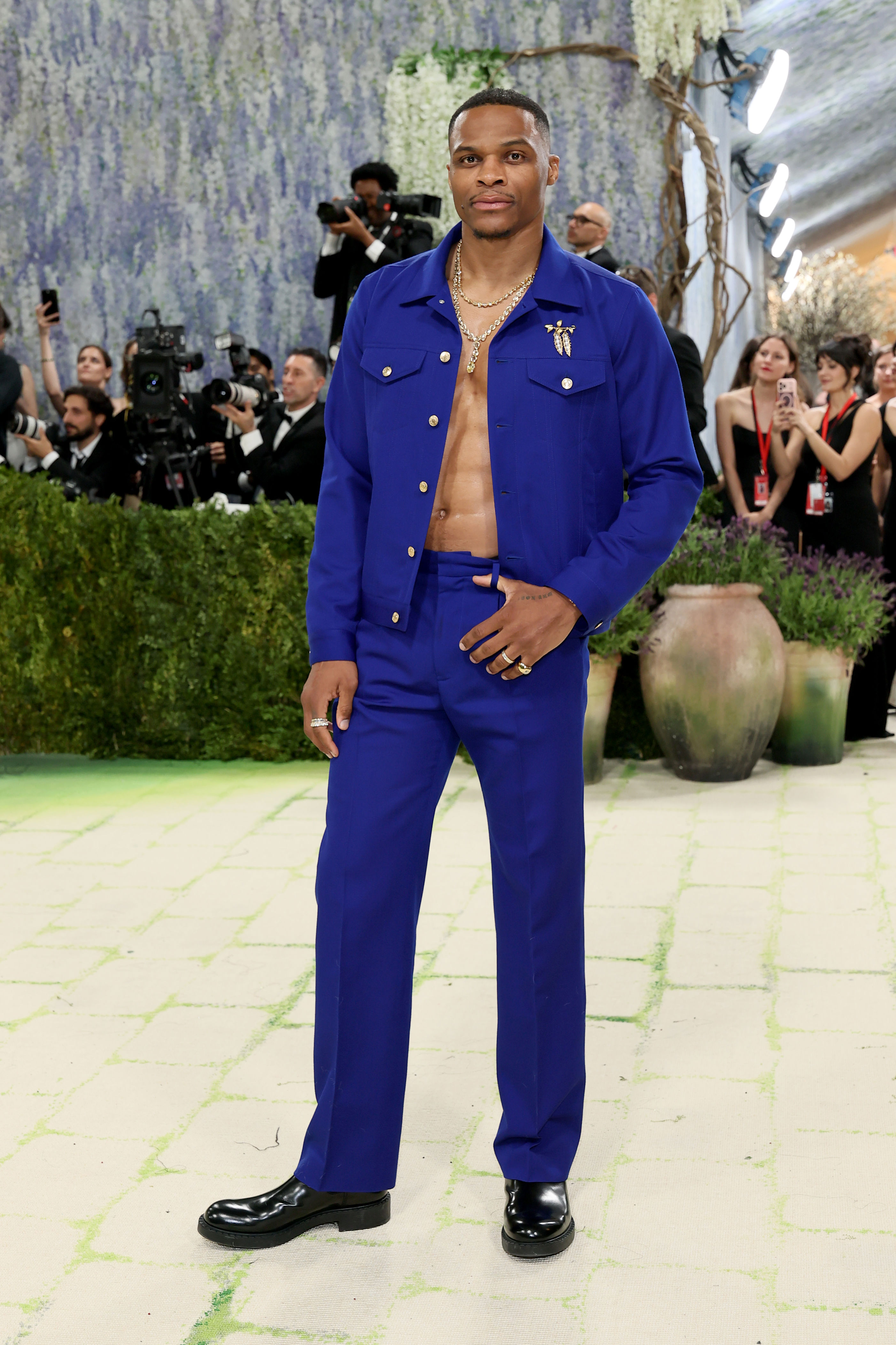 Russell Westbrook wore Zac Posen-designed GapStudio to 2026 Met Gala