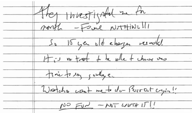 Jeffrey Epstein 'no fun' suicide note made public after years under seal