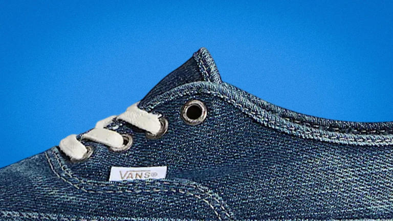 Vans just dropped the Canadian tuxedo of sneakers