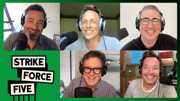 Stephen Colbert will welcome 'Strike Force Five' late night hosts in ...