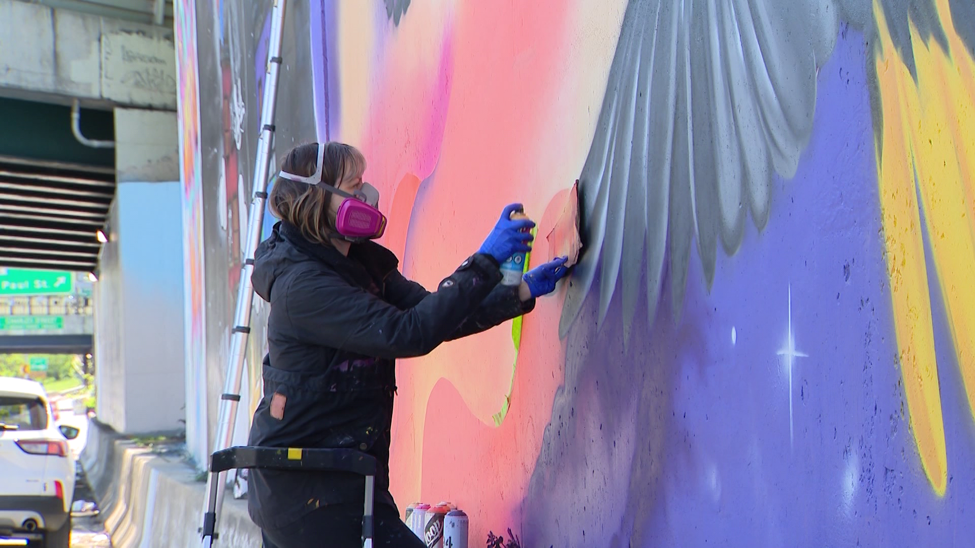 Baltimore replaces graffiti with murals in new city initiative
