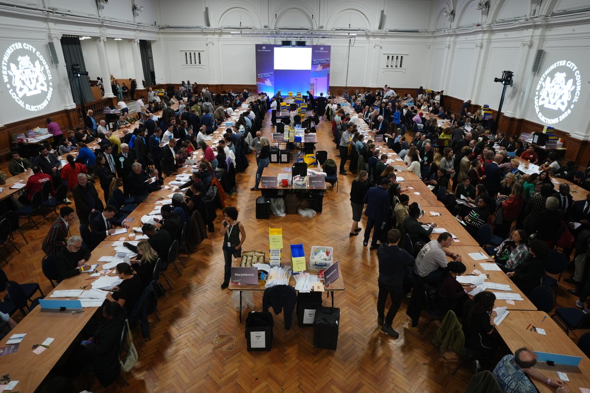 How UK major party leaders reacted after local election voting closed