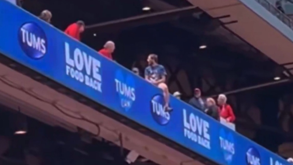 MLB: Fans in St. Louis save a man attempting to jump from the stands