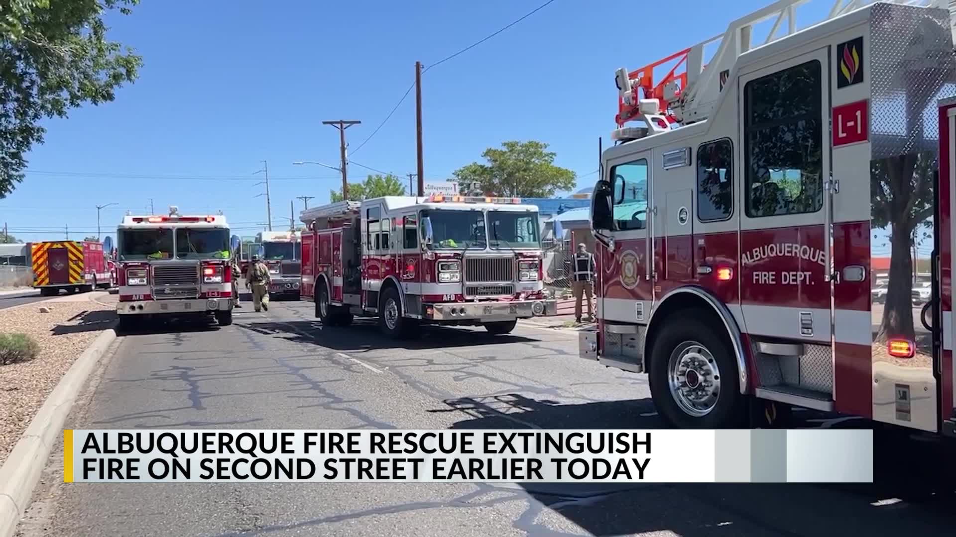 Firefighters respond to fire at abandoned northwest Albuquerque building