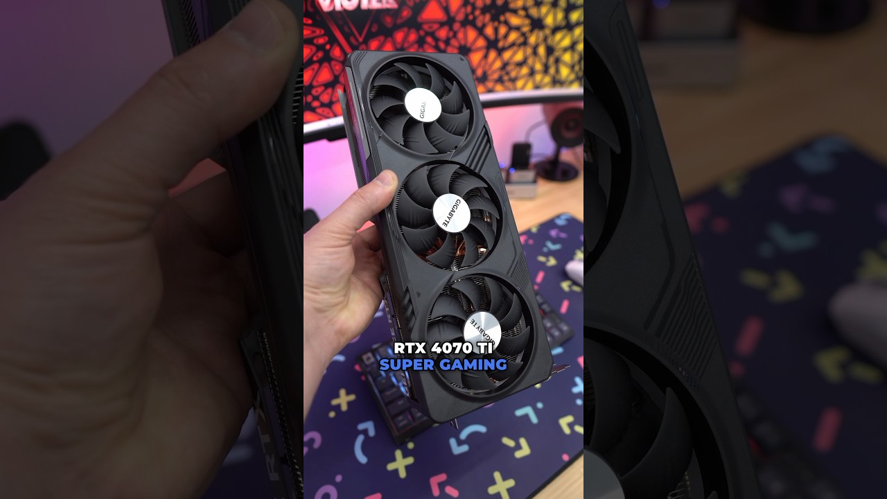 The Gigabyte RTX 4070 Ti Super Gaming OC!
