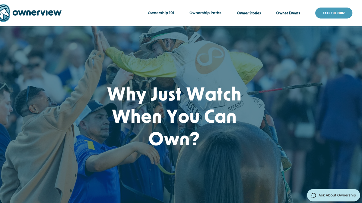 Expanded OwnerView initiative focused on new horse ownership