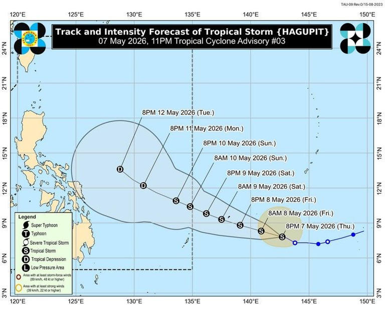 Weekend storm watch begins: 'Hagupit' nears Philippines' vicinity