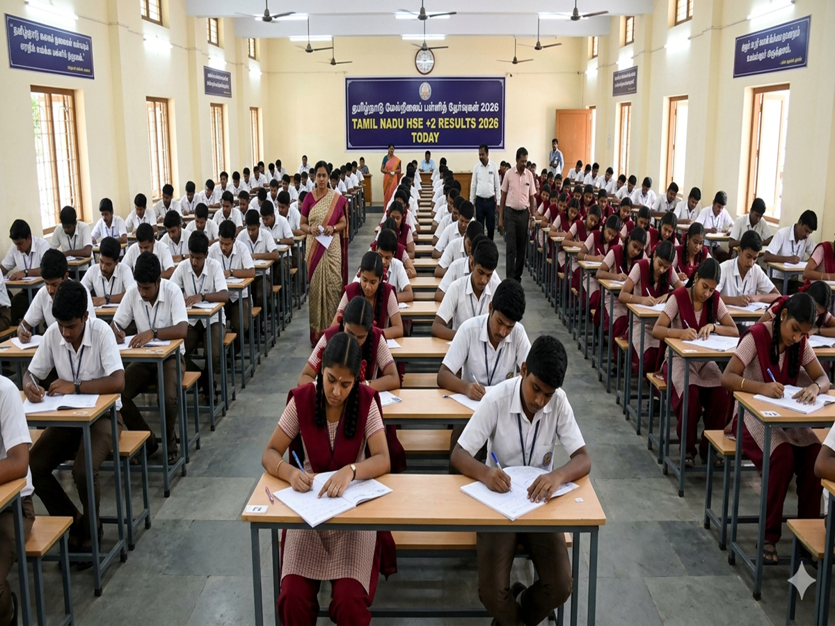 TN 12th plus two (+2) result 2026 out at tnresults.nic.in: Check steps ...