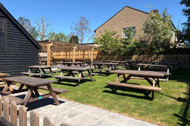 Pub packed within hours of opening amazing new beer garden
