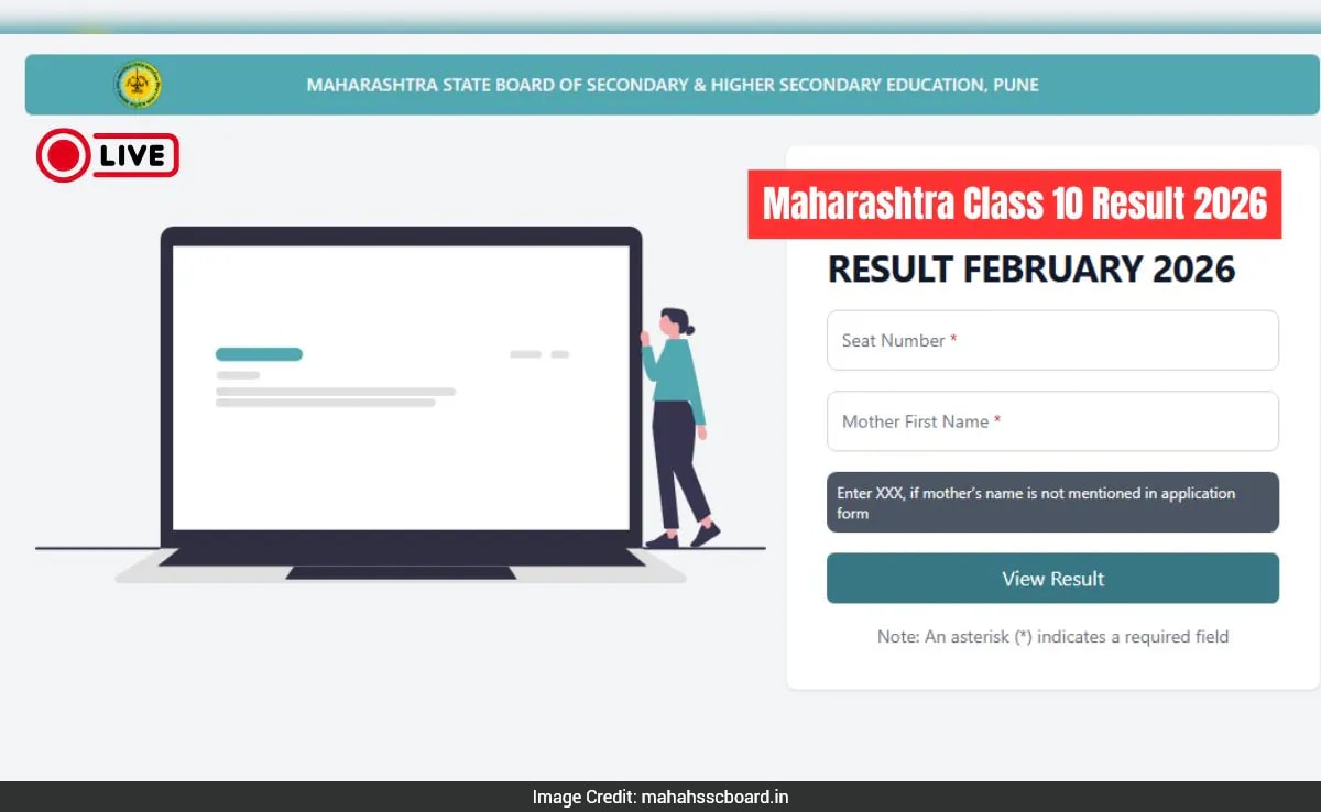Maharashtra SSC class 10 result 2026 (OUT) live: Direct link, marksheet ...