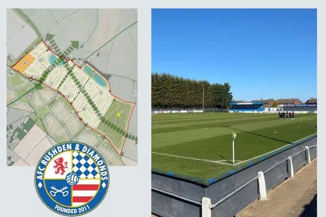 Update on future of AFC Rushden & Diamonds’ new home after changes made ...