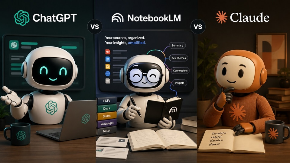 ChatGPT vs NotebookLM vs Claude: Which AI tool is best for creating ...