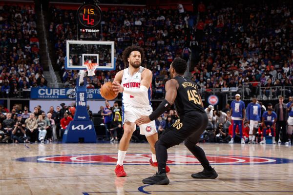 Cunningham, Pistons not going to let up with 2-0 lead on Cavs
