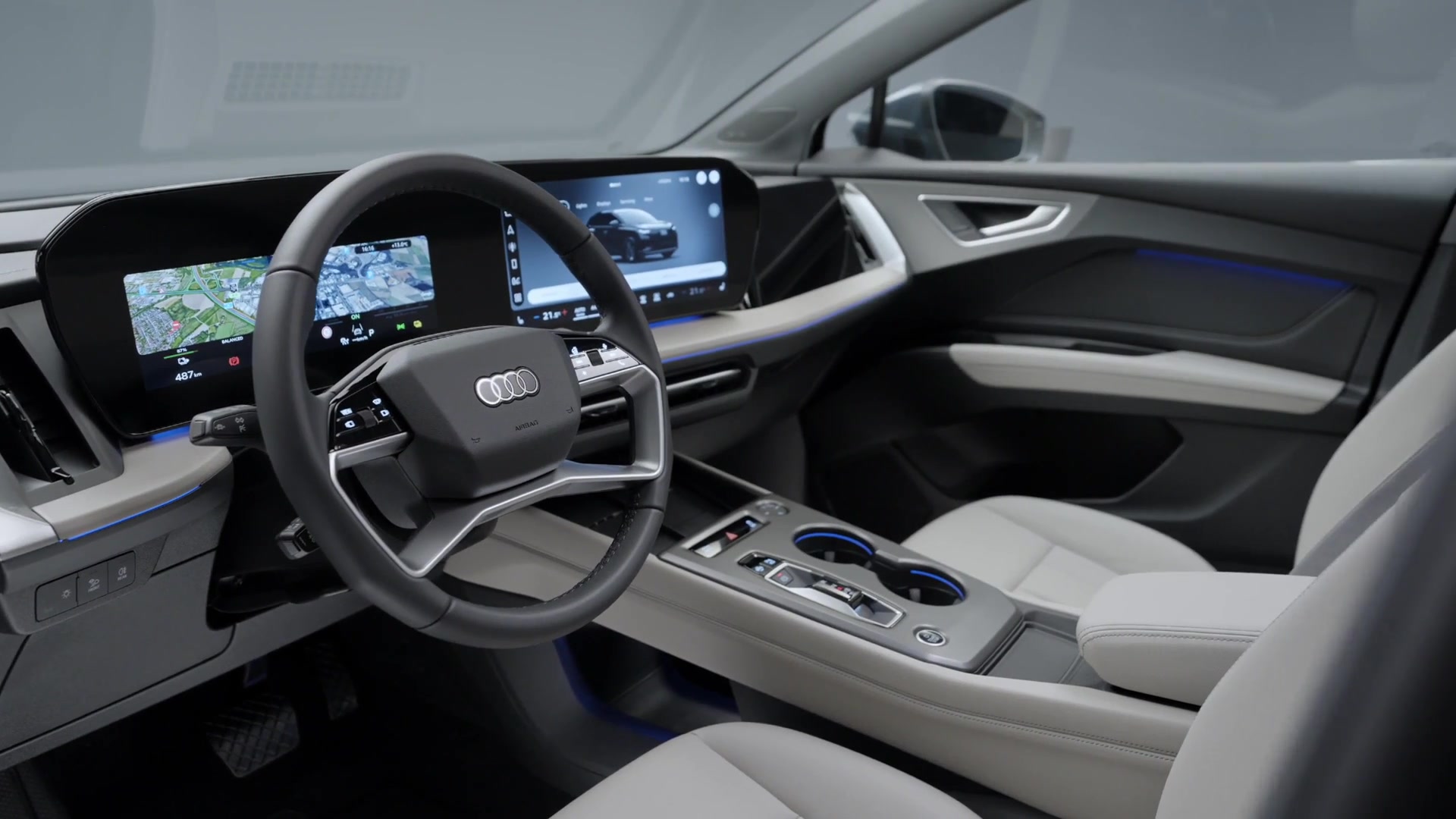 Audi Q4 Sportback e-tron quattro performance interior design in plasma ...