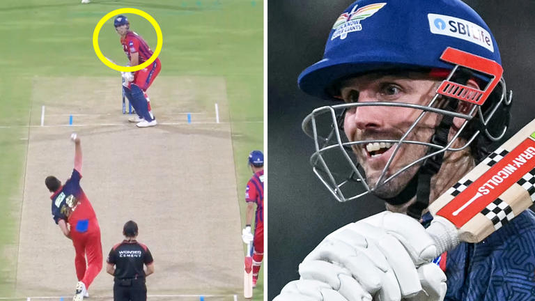 Cricket world blown away after Mitch Marsh takes down fellow Aussie ...