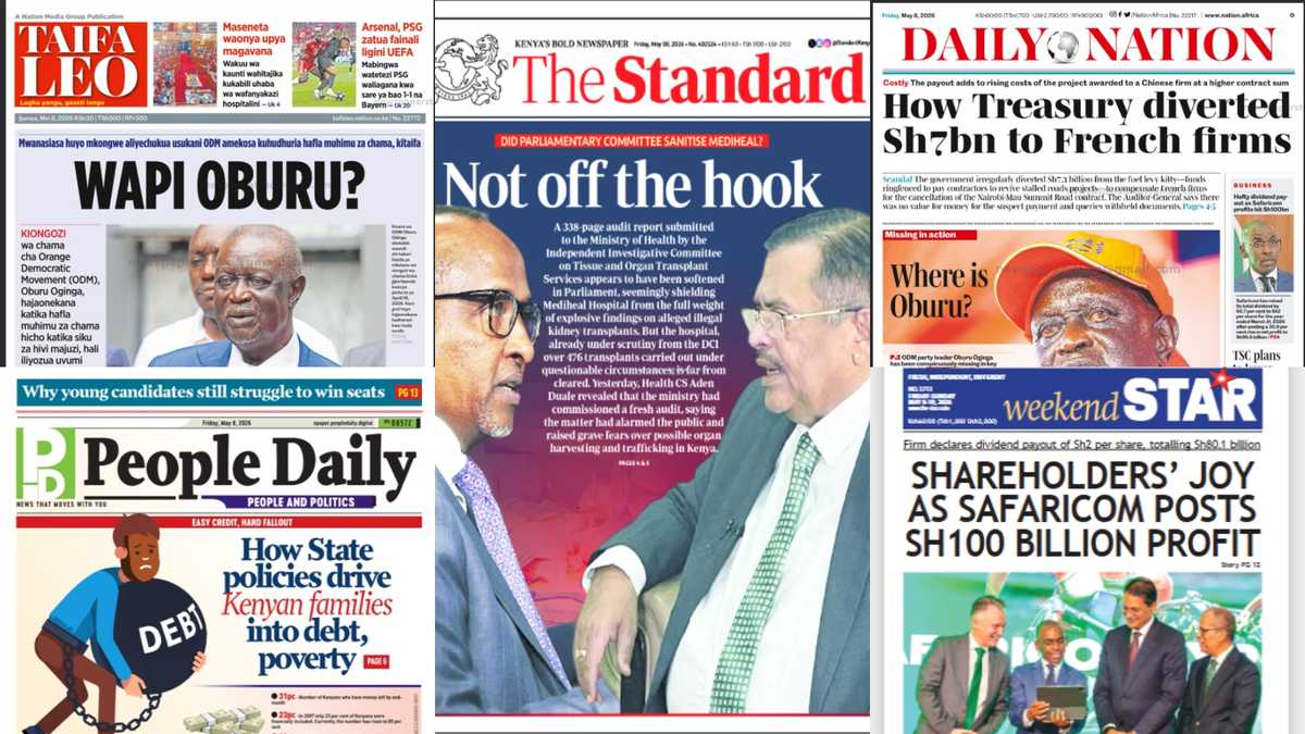 Kenyan newspapers review: Questions as Oburu misses key events, ODM ...