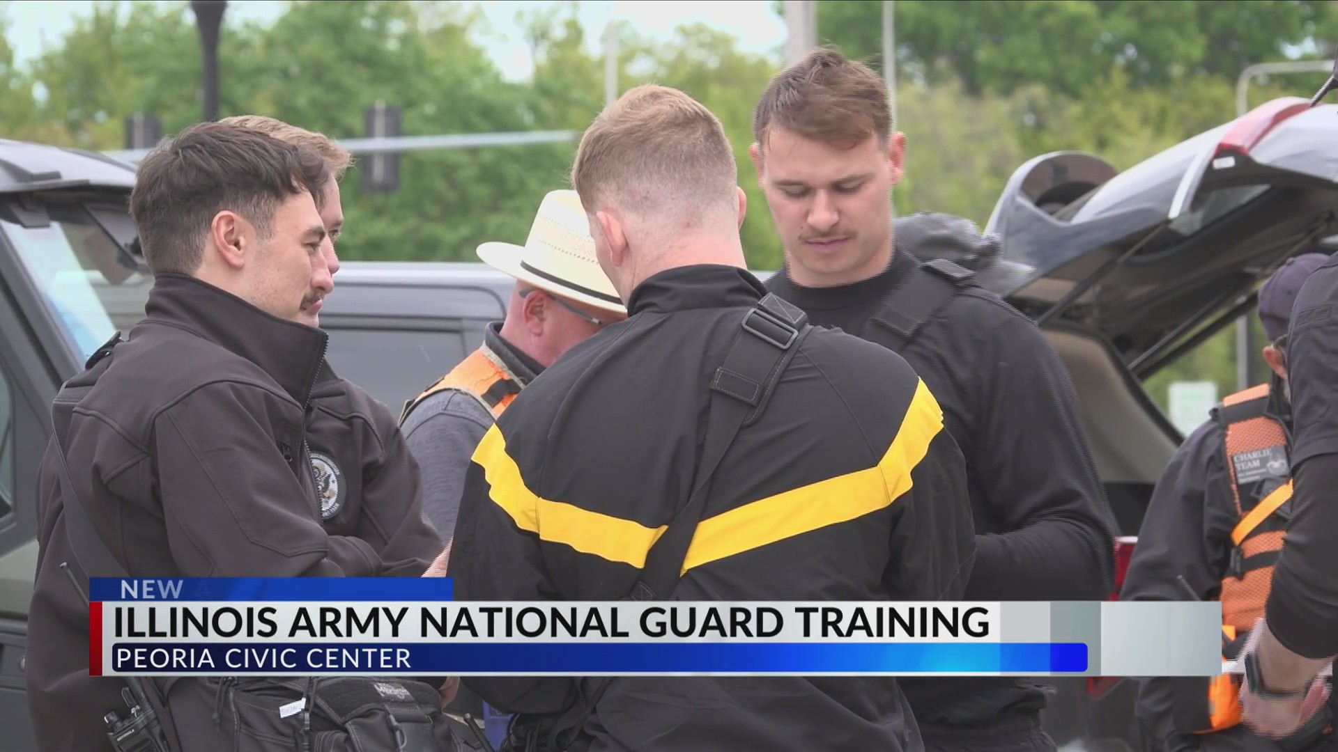 Illinois Army National Guard trains at Peoria Civic Center