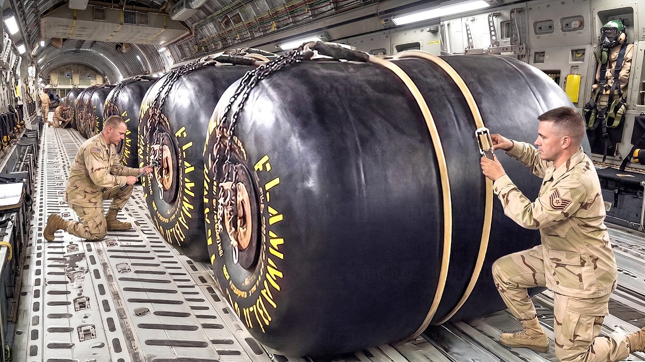 Extreme solution US Air Force found to transport dangerous jet fuel by air