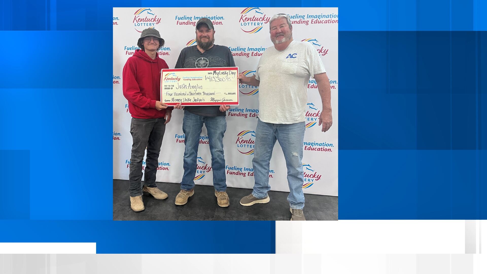 Berea man wins $413,300 in Kentucky Lottery game